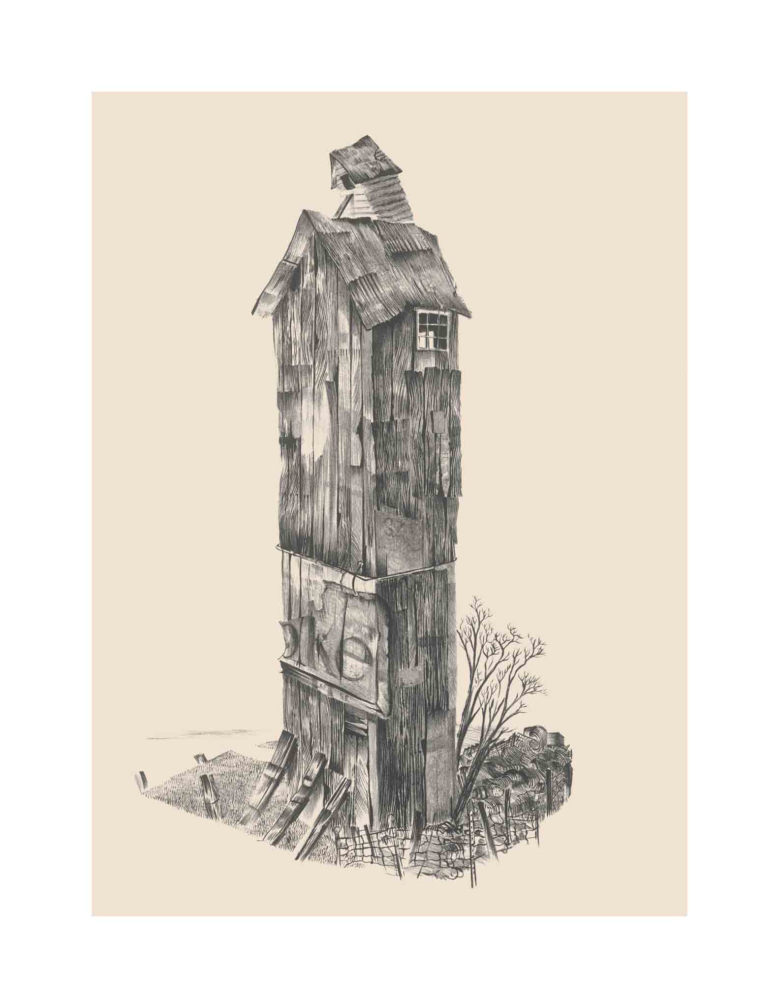 Old Tall House – Robert Cenedella | 60 Years of American Art