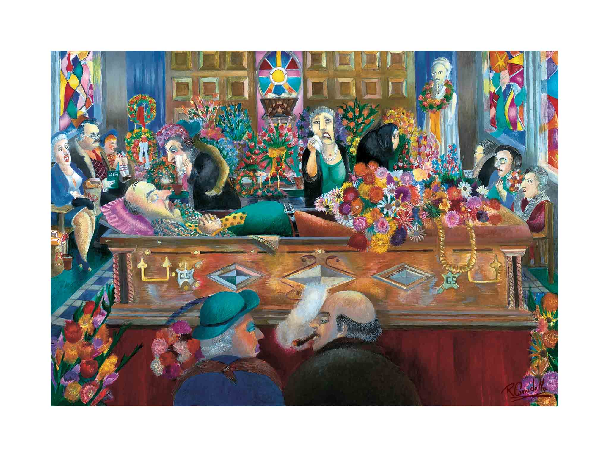 The Parlor – Robert Cenedella | 60 Years of American Art