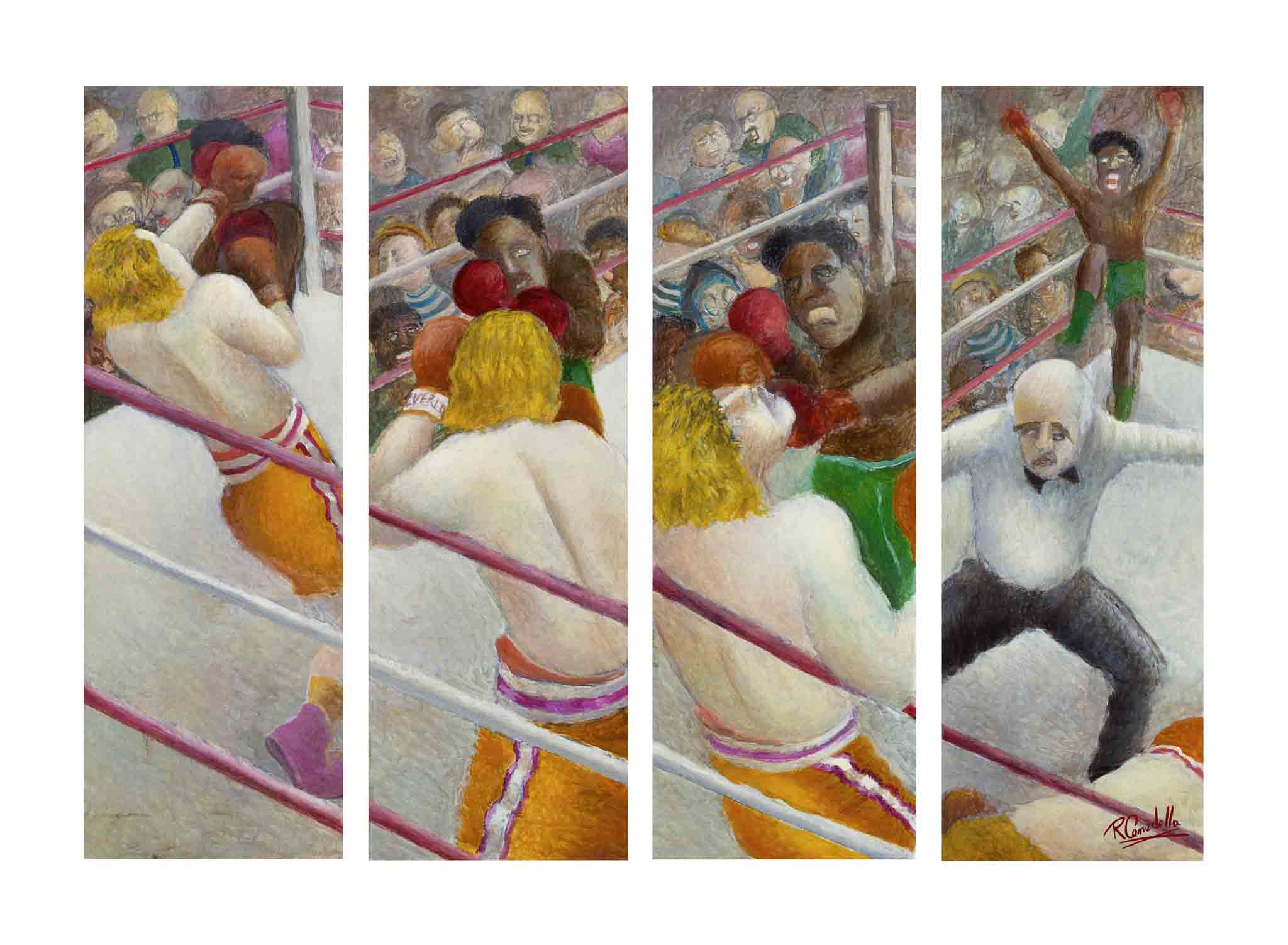 Robert Cenedella | Artwork | The Knockout (1984) – Robert Cenedella ...